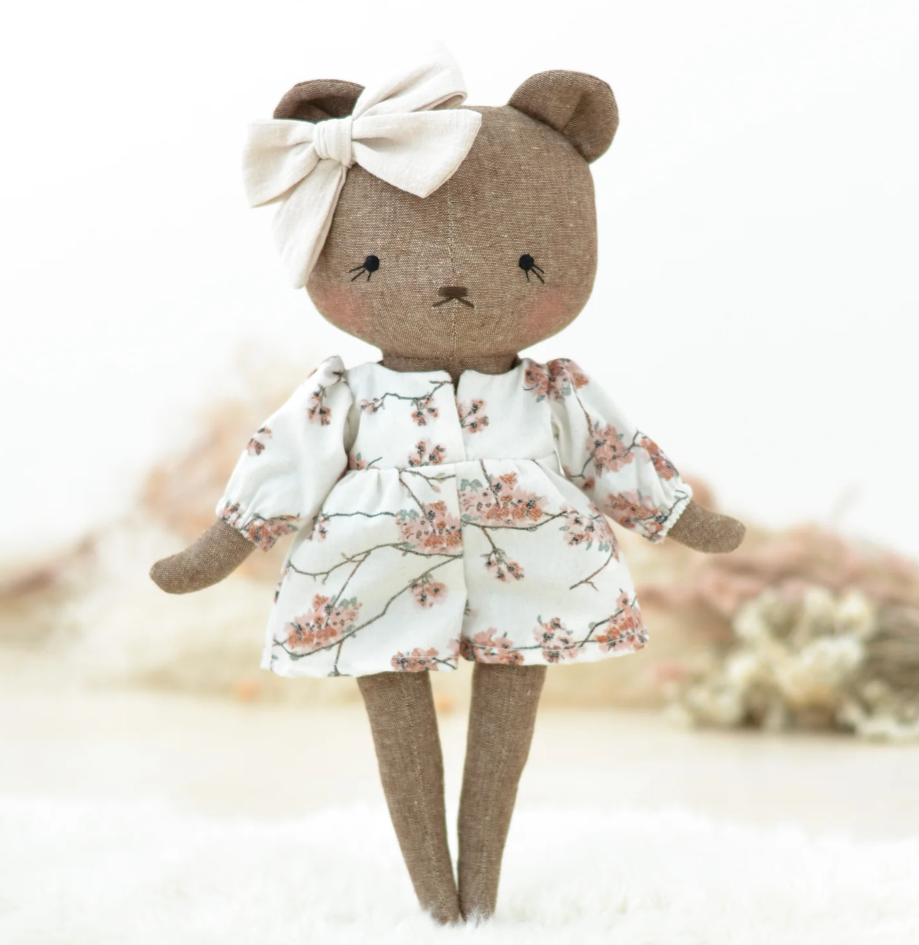 Handmade Baby Bear Plush for Kids - Mes Petites Lunes