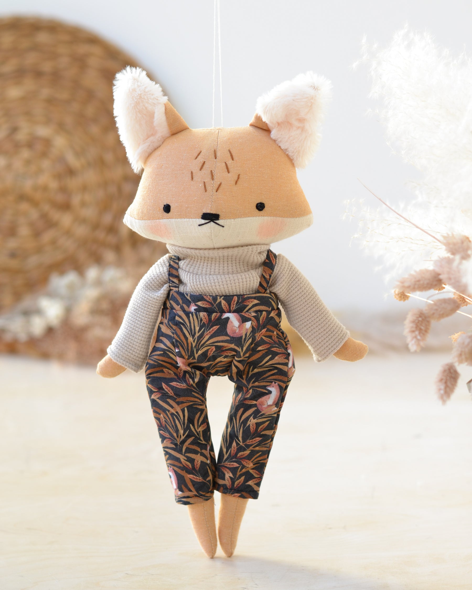 Cute Fox Plush Animal Toy - Canada & USA - Mes Petites Lunes