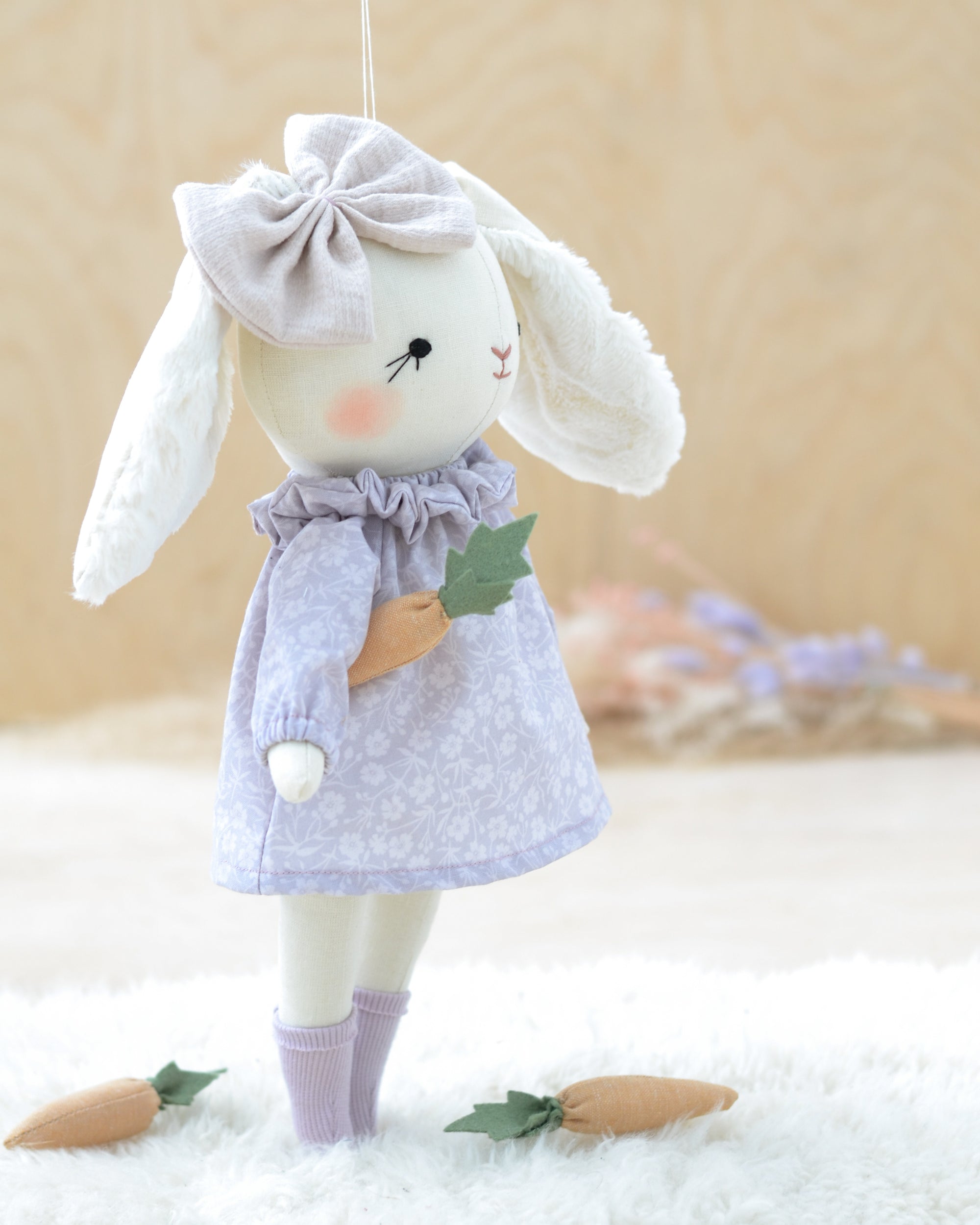 DIY Bunny Plush Sewing Pattern - Mes Petites Lunes
