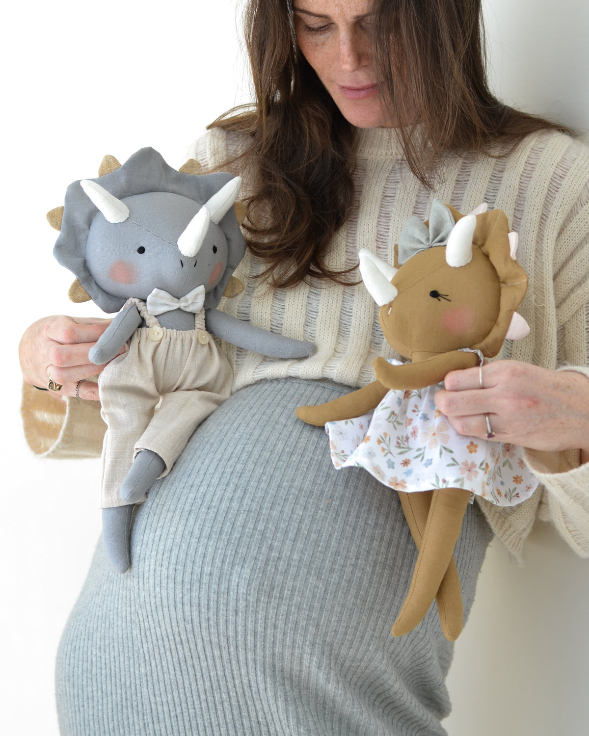 Triceratops Doll Sewing Pattern - DIY Fun - Mes Petites Lunes