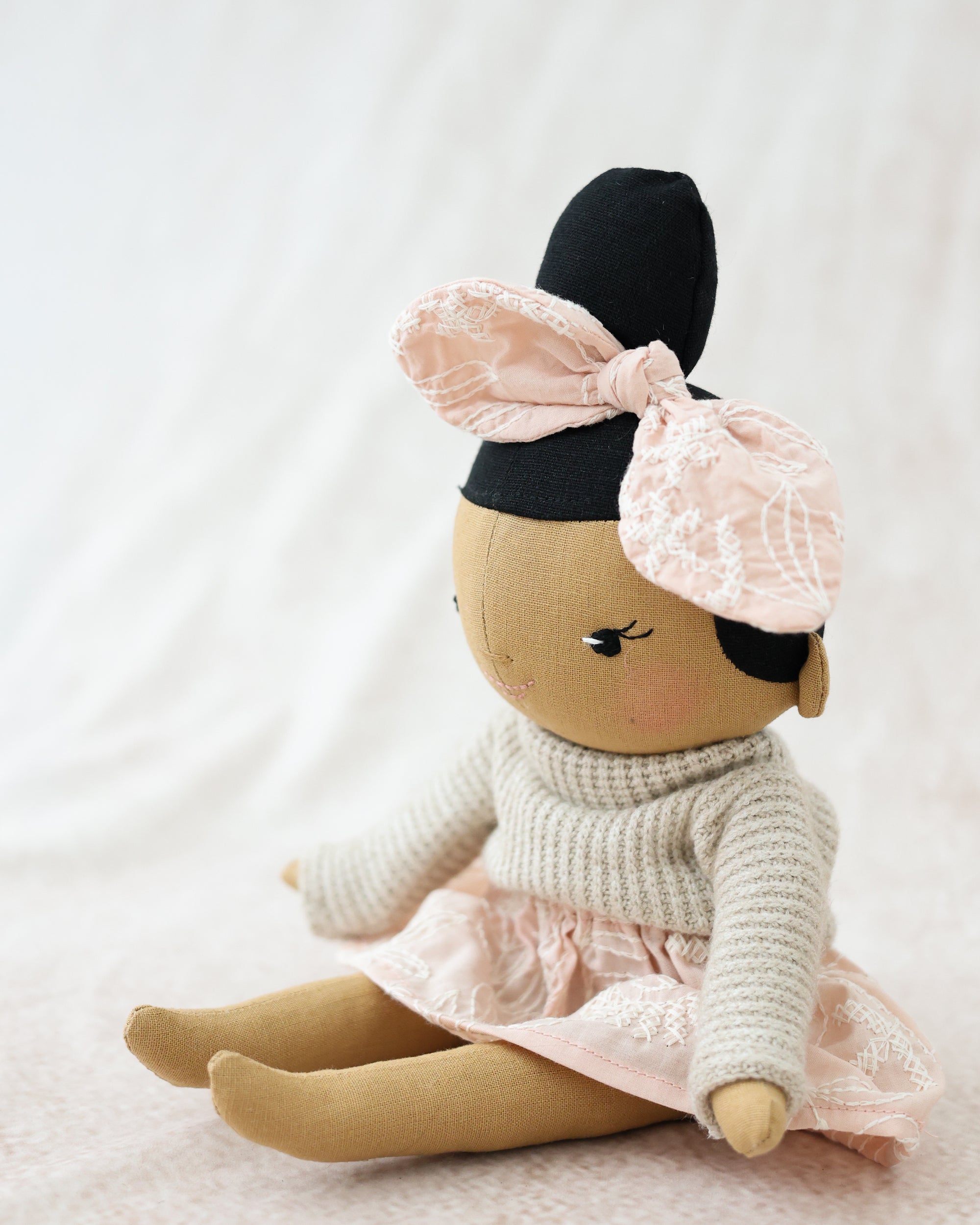 Classic Doll Chinese Girl with Pink Skirt