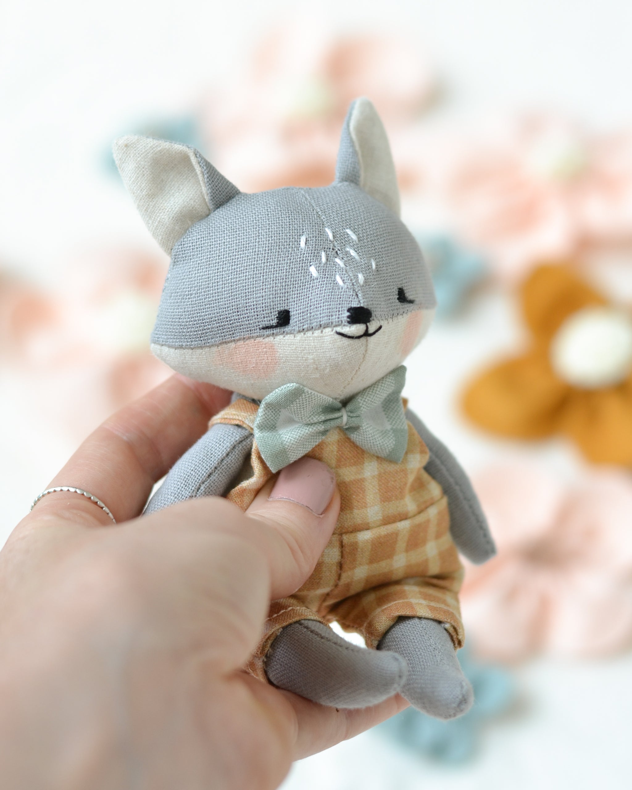 Mini Wolf Doll | Stuffed Animals & Plush Toys