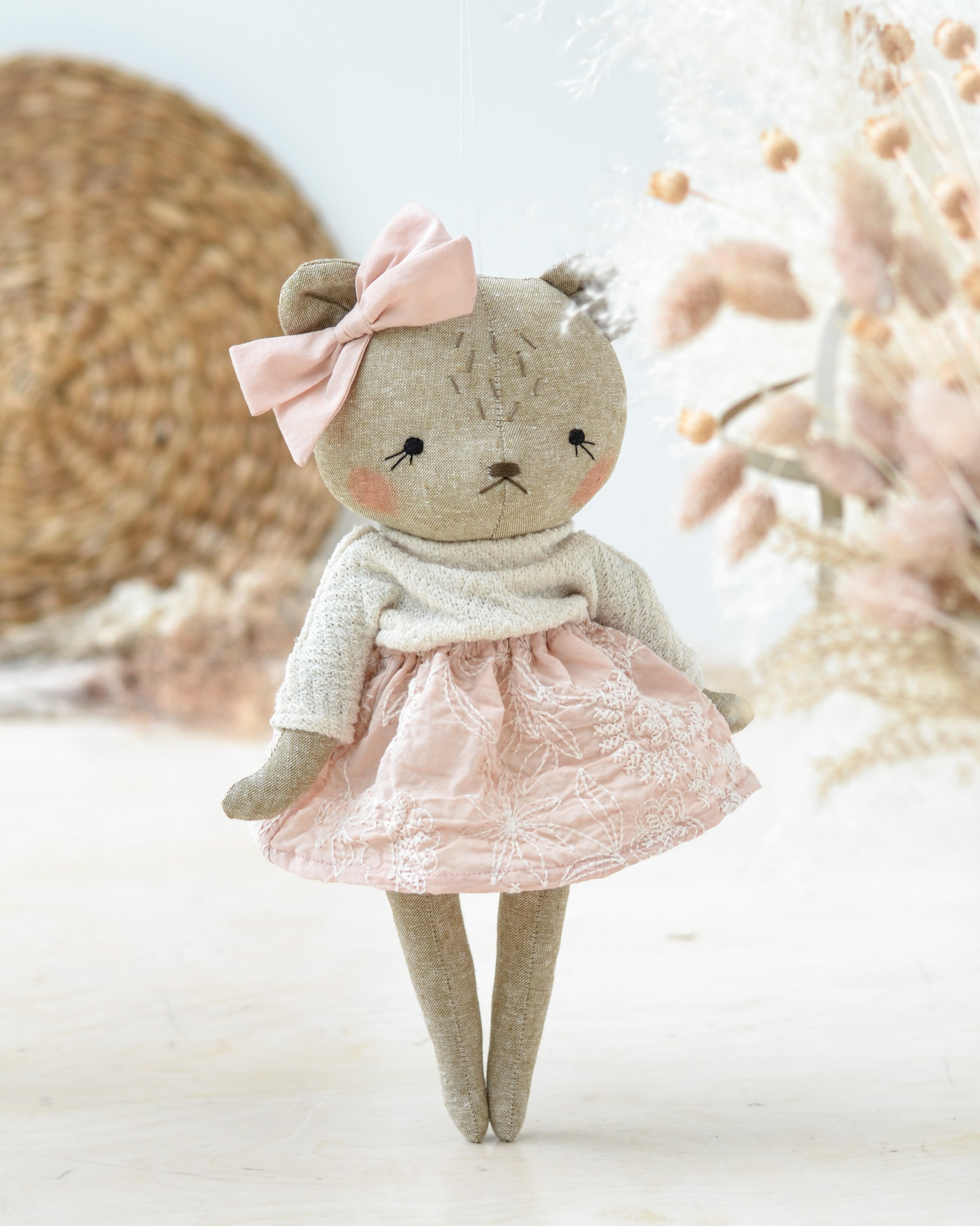 Bear Doll Charlotte Stuffed Animal | Mes petites lunes