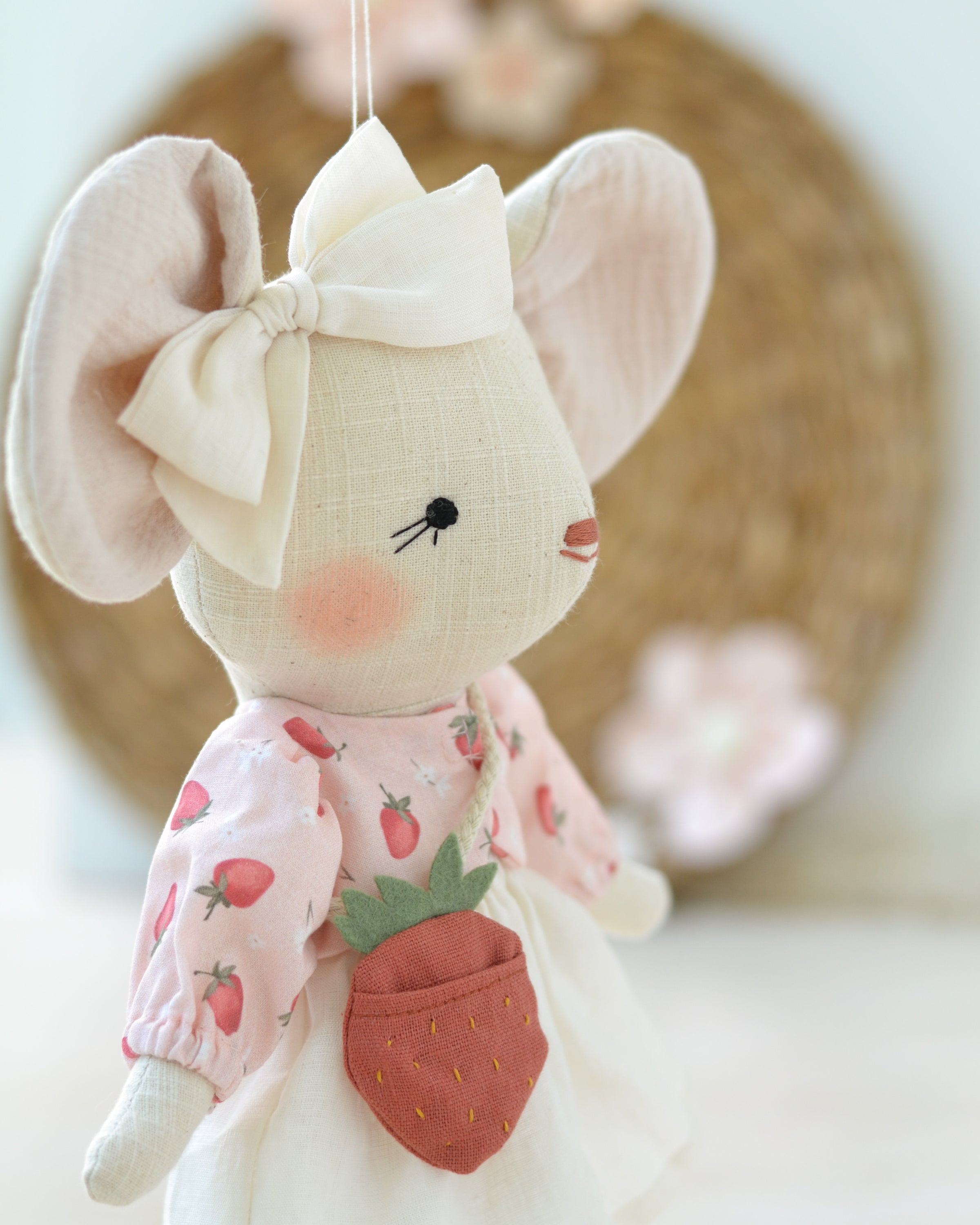 Mouse Doll Stuffed Animals | Mes petites lunes