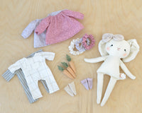 DIY Bunny Plush Sewing Pattern - Mes Petites Lunes