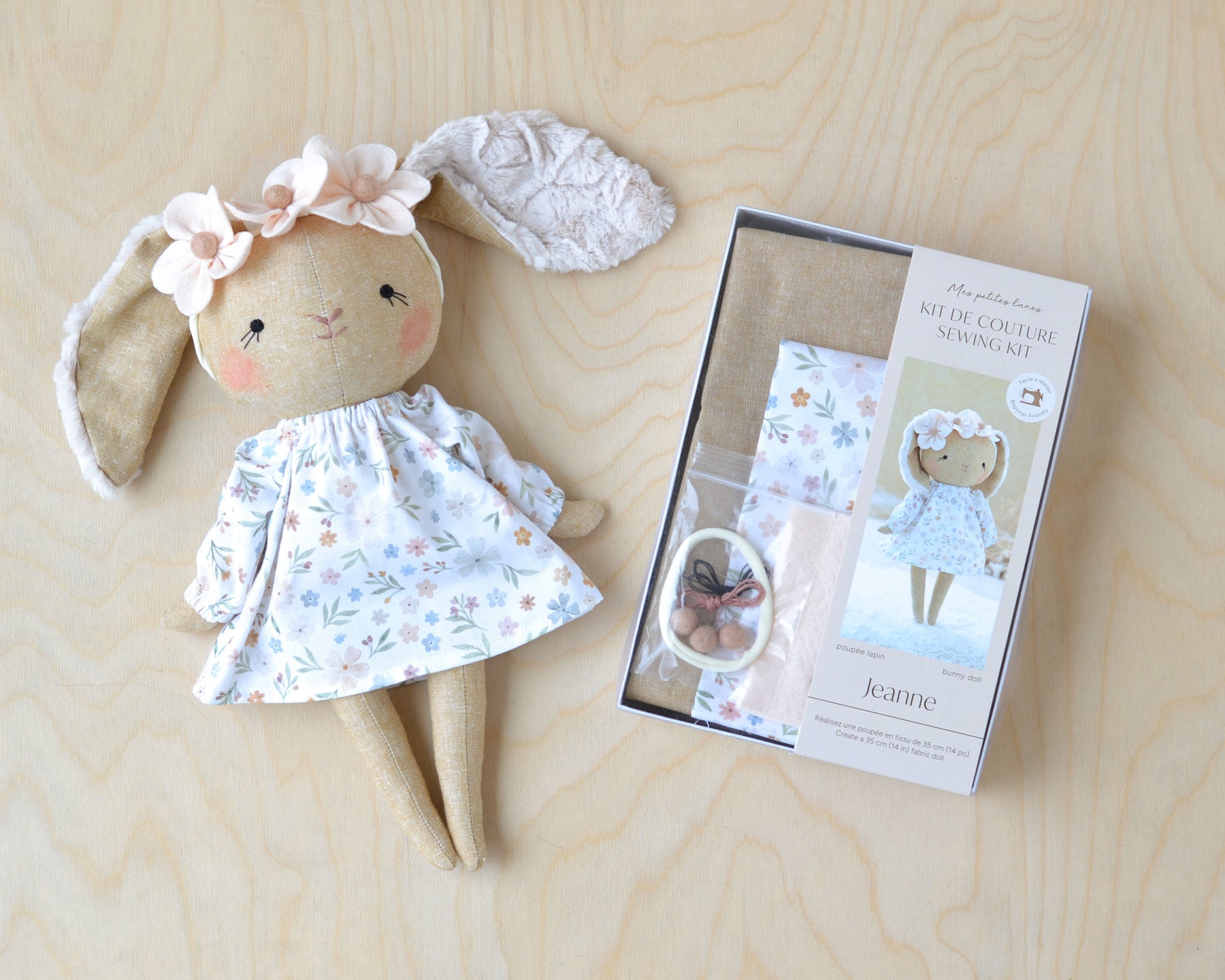 Sewing Kit - Jeanne Bunny Doll
