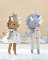 Triceratops Doll Sewing Pattern - DIY Fun - Mes Petites Lunes