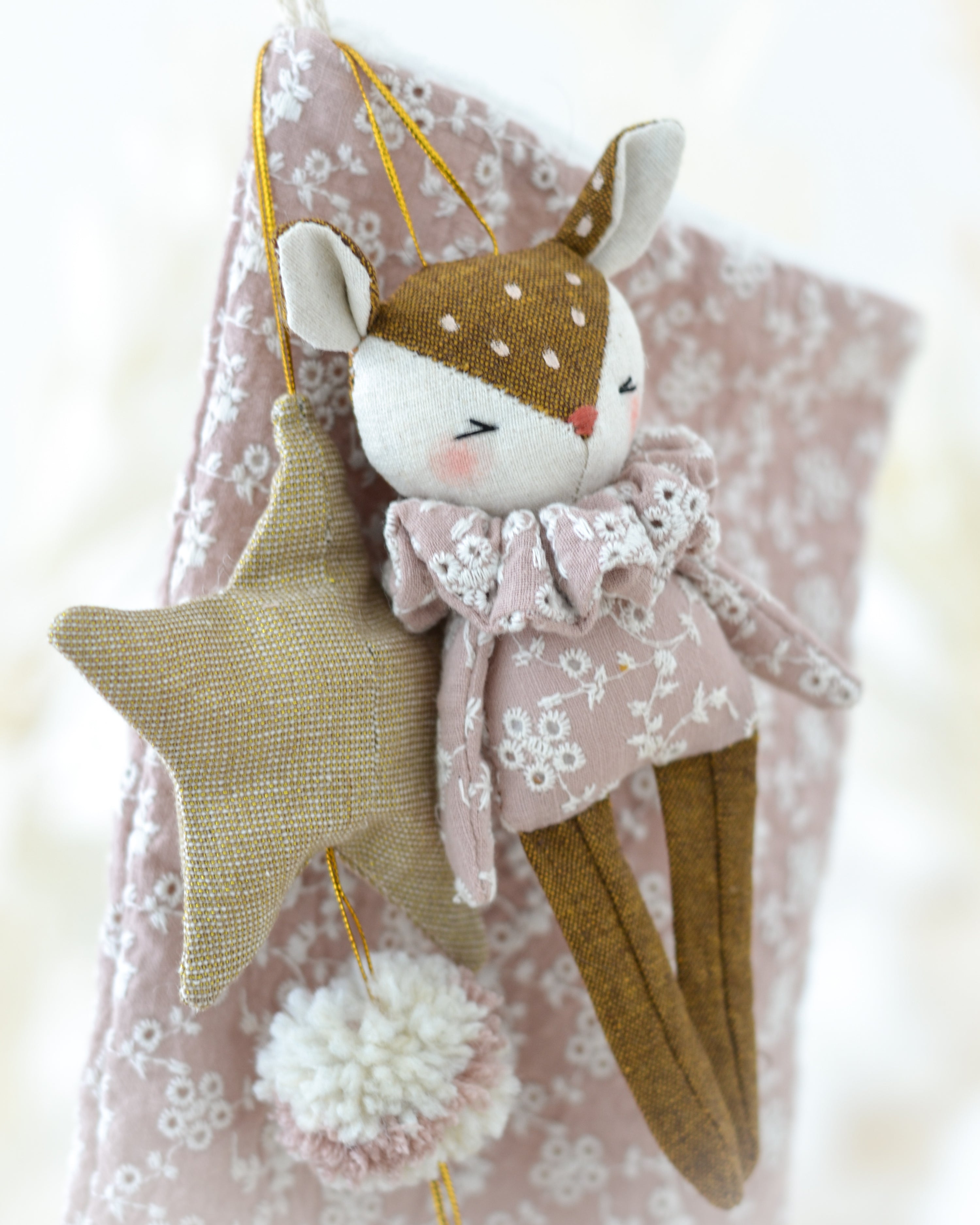 Sewing pattern - Christmas stocking with ornements