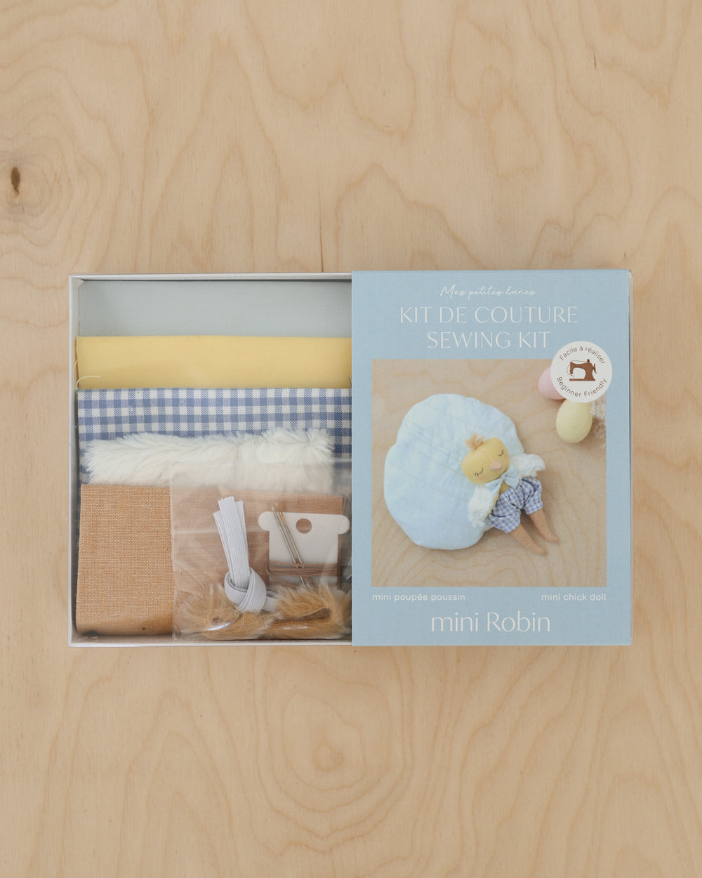 Sewing Kit - Mini chick Doll Robin