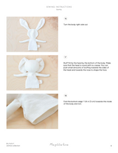 DIY Bunny Plush Sewing Pattern - Mes Petites Lunes