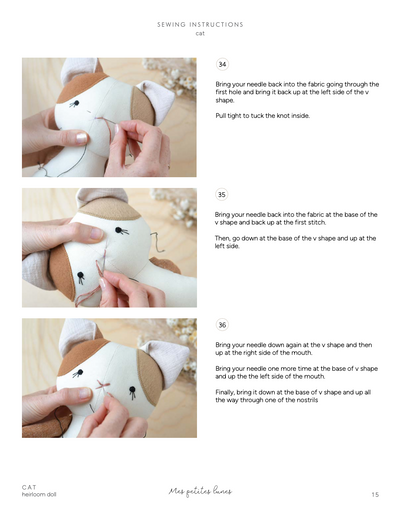 Cute and Easy Plush Animal Sewing Patterns - Mes Petites Lunes