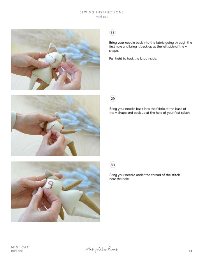 Cute and Easy Plush Animal Sewing Patterns - Mes Petites Lunes